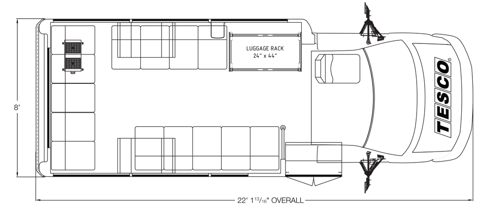 Shuttle Bus Conversion Floor Plans | Viewfloor.co